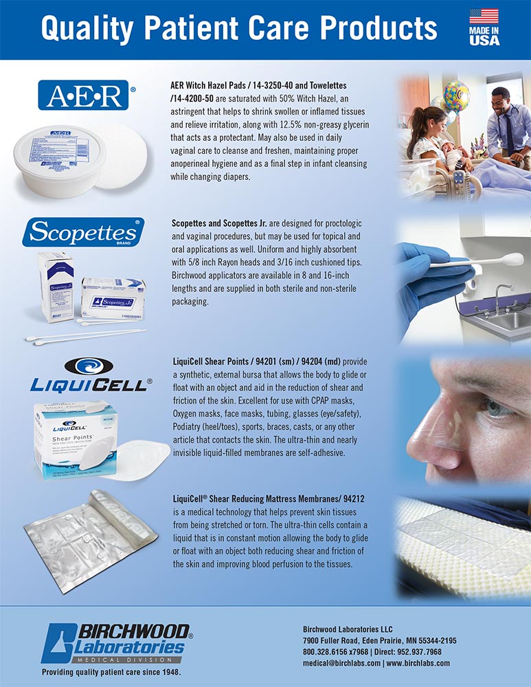 Product Flyers - Birchwood Laboratories Medical Division